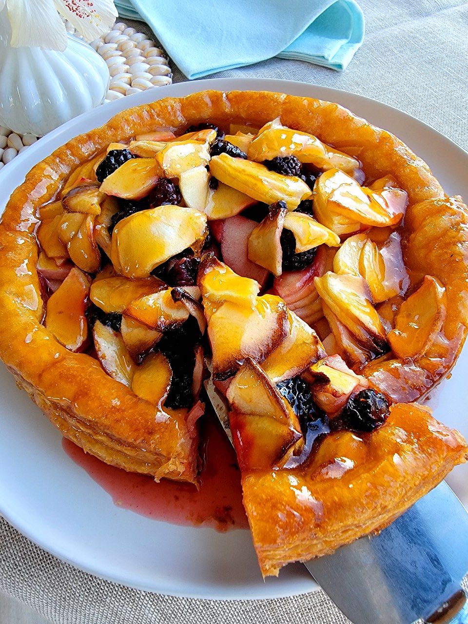 Apple & Blackberry Tart - Shared Kitchen