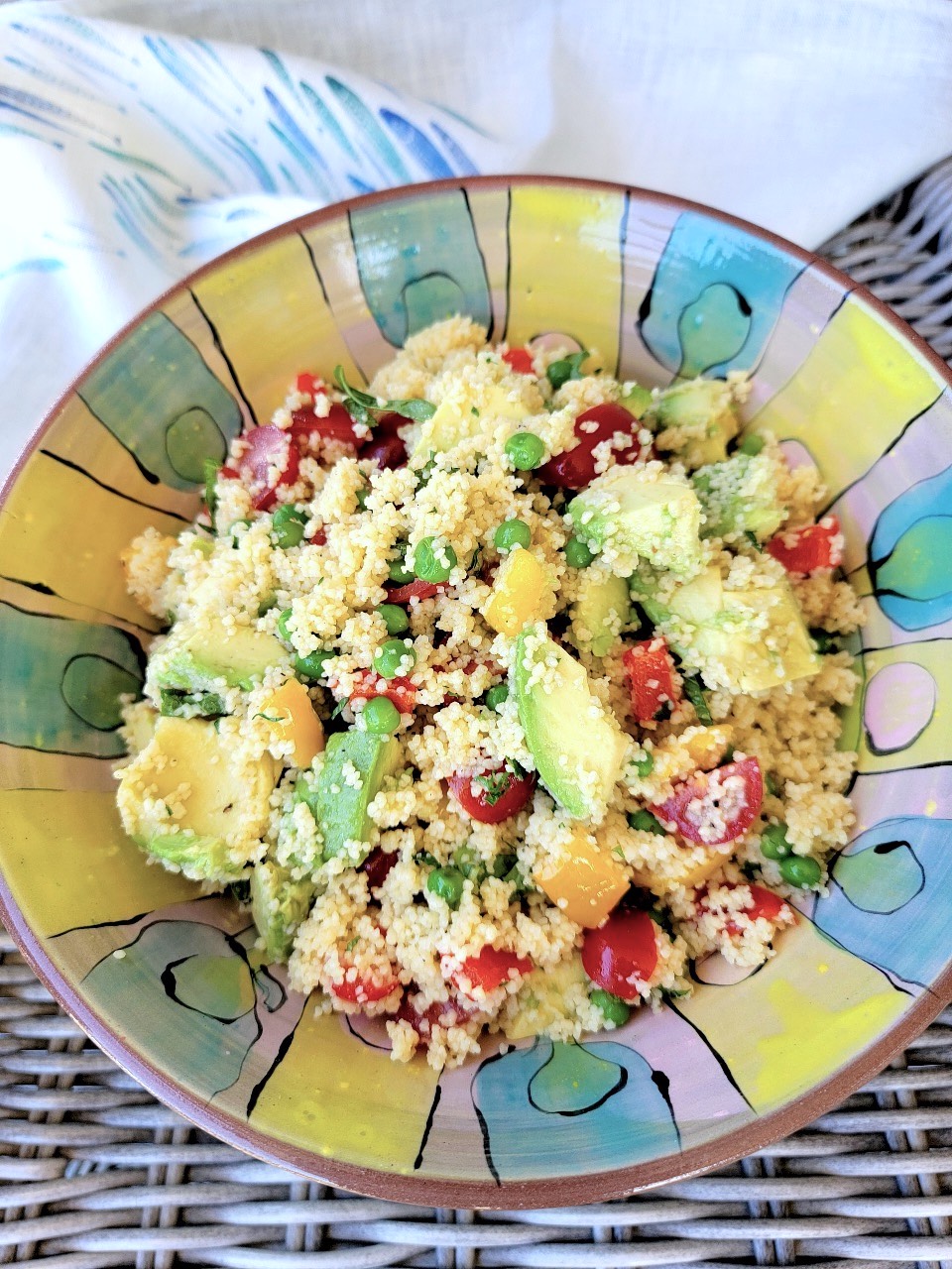 Couscous Yellow Pepper & Mint Salad - Shared Kitchen